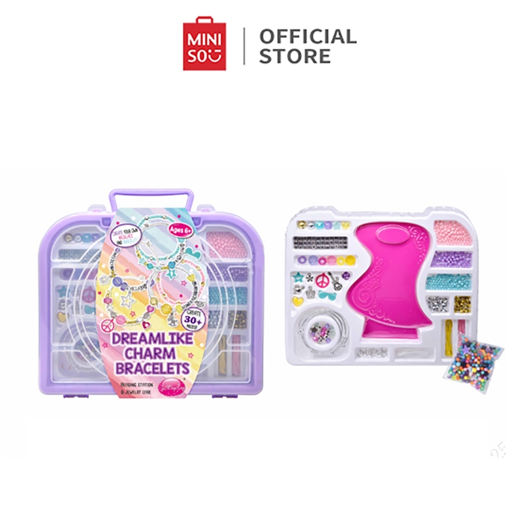 Jual MINISO TOY - MINISO DIY Jewelry Kit Manik Manik Gelang Mainan Anak ...