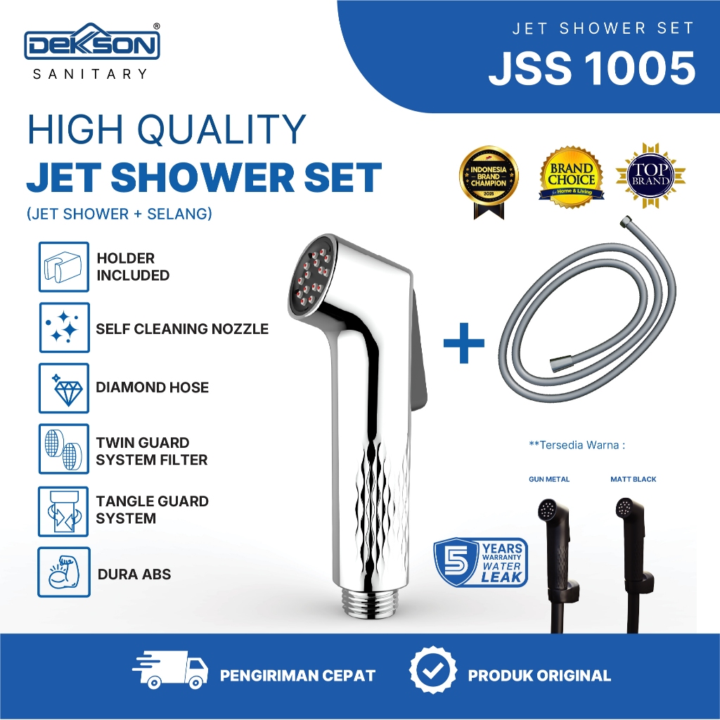 Jual Dekkson Bidet Cebok Kloset Jet Shower Set JSS 1005 Self Cleaning ...