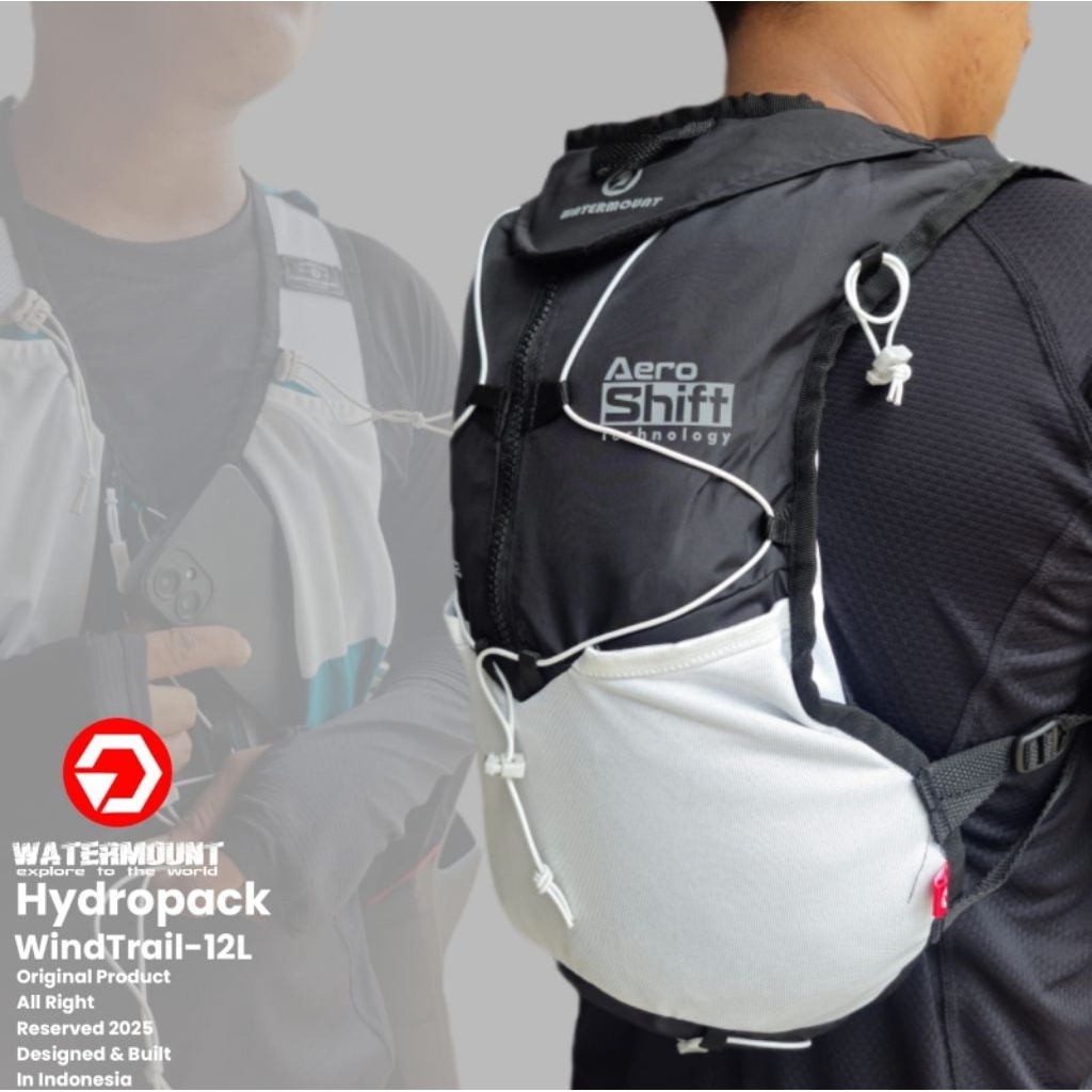 Jual vest running vest run Hydropack Watermount Windtrail 12 L - Vest ...