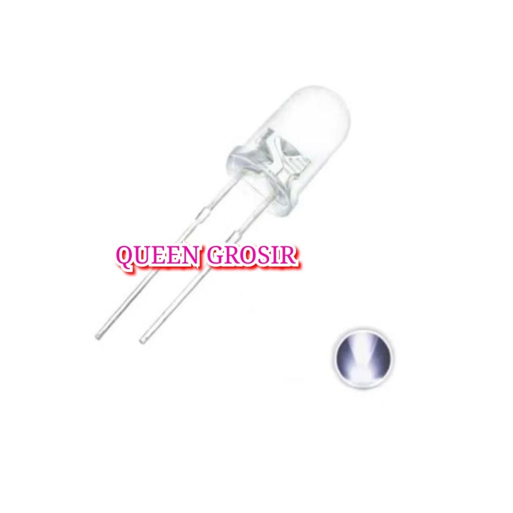 Jual Lampu LED 5mm Putih - Led 5mm Nyala Putih | Shopee Indonesia