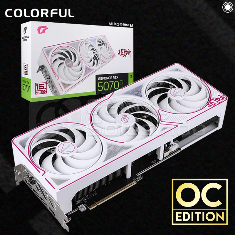 Jual COLORFUL GeForce RTX 5070 Ti iGame Ultra W OC 16GB-V GDDR7 - VGA ...
