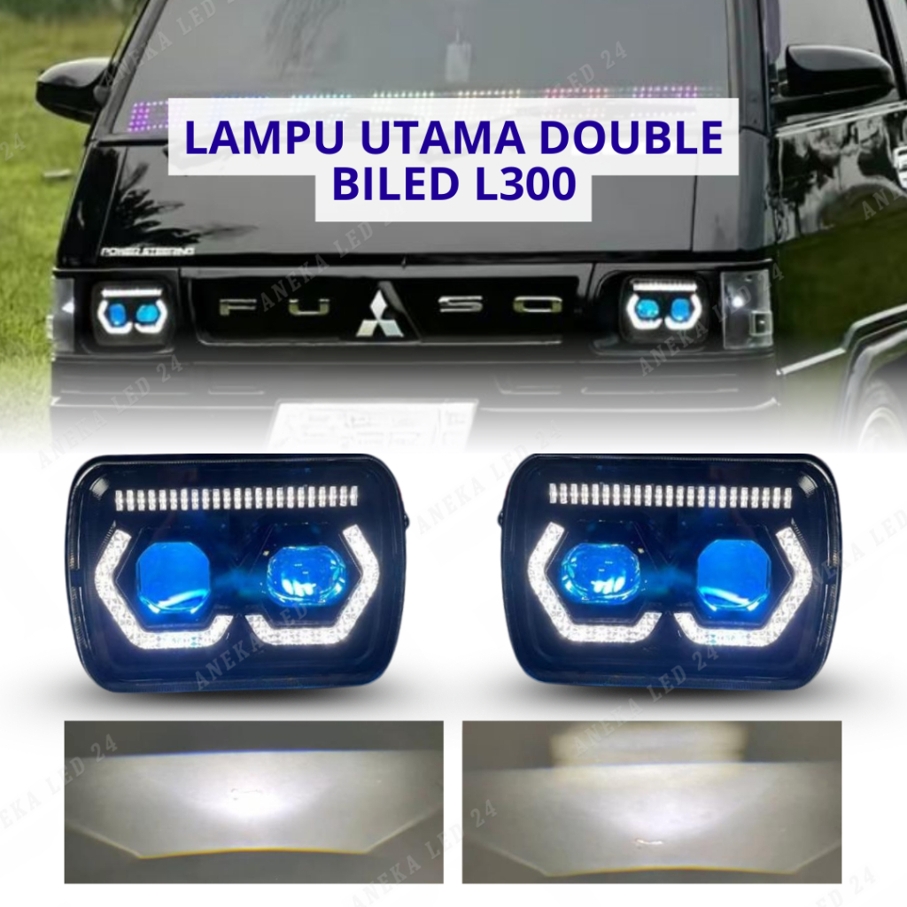 Jual Lampu Utama Double Biled L300 Biled Devil Cahaya Flat Ukuran 5x7 ...