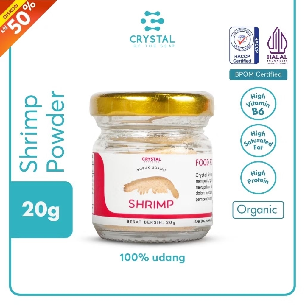 Jual CRYSTAL OF THE SEA WHITE ANCHOVY SHRIMP BROWN ANCHOVY POWDER 20gr ...