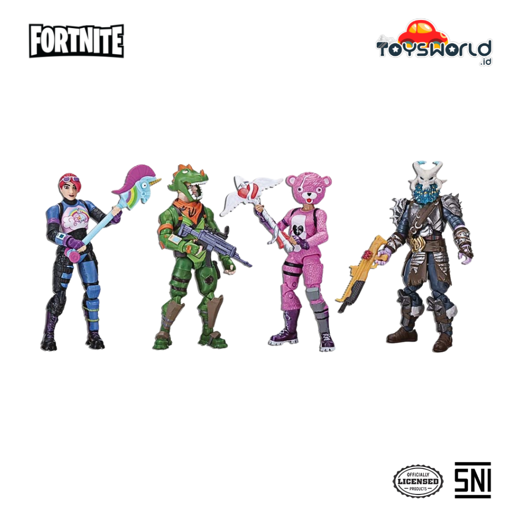 Jual Fortnite 4 Figure Pack S1 Squad Mode Core Figure - Mainan Anak ...
