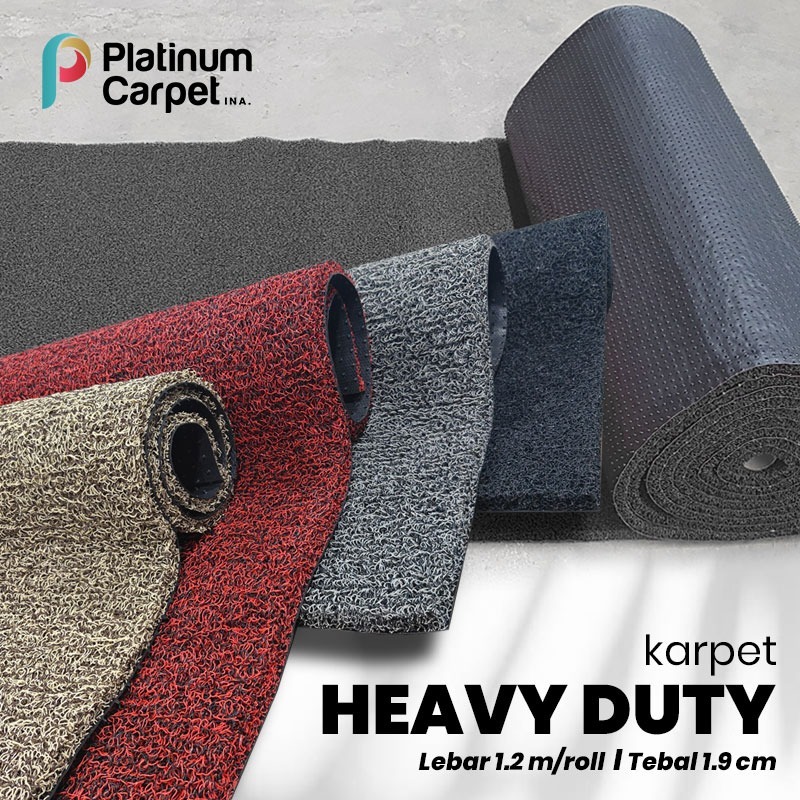 Jual Karpet Bihun PVC Coil Heavy Duty Anti Slip 100x120 cm–Tebal, Tahan ...