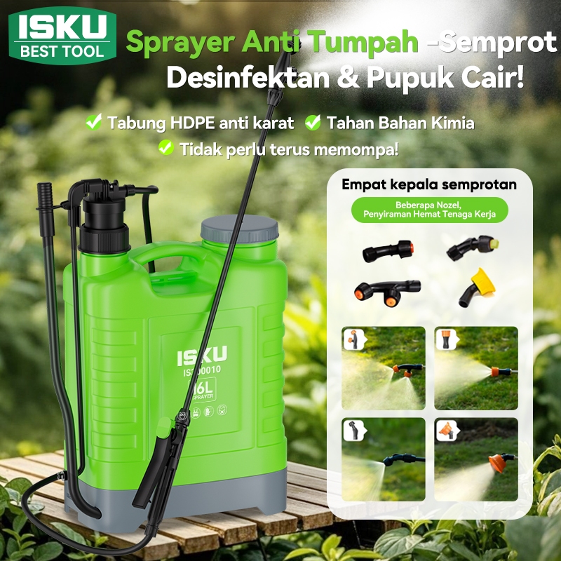 Jual ISKU Sprayer tanaman 16 liter Manual Knapsack Sprayer Pertanian ...