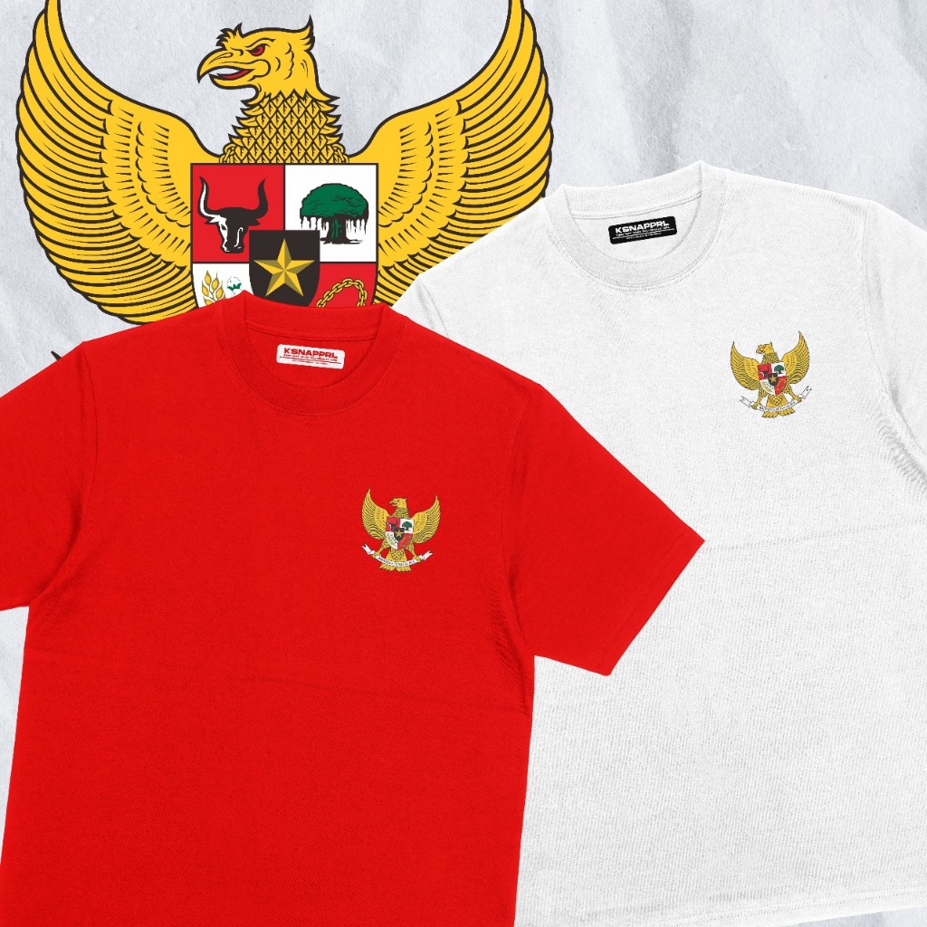 Jual Kaos Indonesia Merdeka "Lambang Garuda" - Kaos Kemerdekaan 80 ...