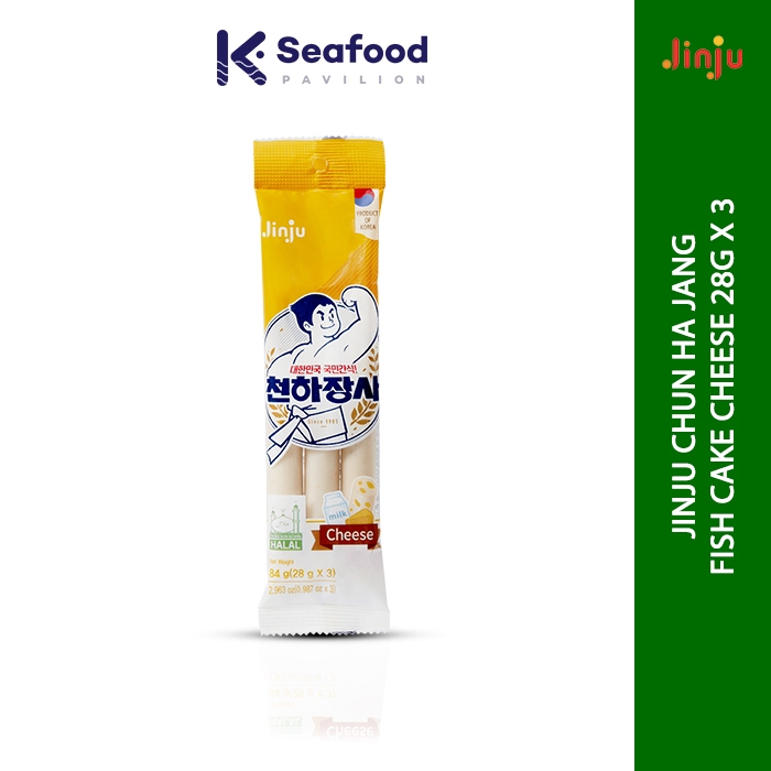 Jual Jinju Chun Ha Jang Sa Fish Cake Cheese 28g x 3 | Shopee Indonesia