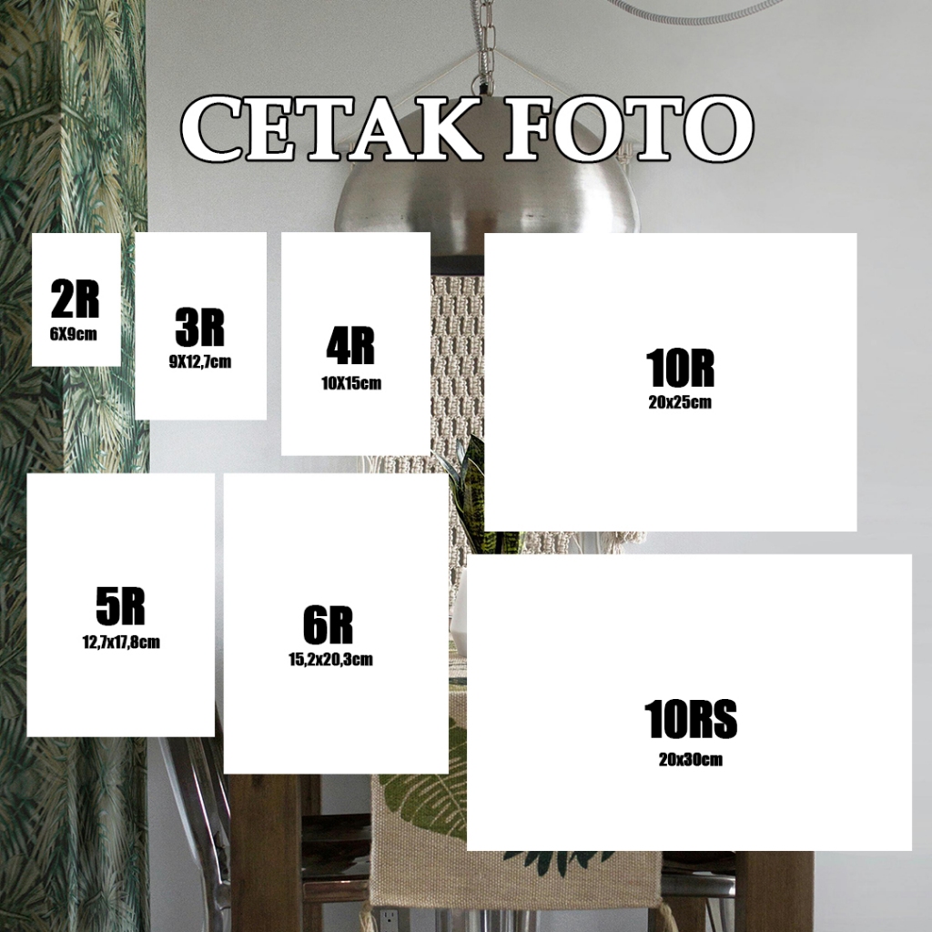 Jual CETAK FOTO UKURAN 2R, 3R, 4R, 5R, 6R, 10R, 10RS | Shopee Indonesia