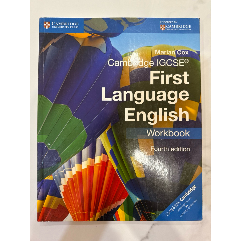 Jual Cambridge IGCSE First Language English Workbook Fourth Edition ...