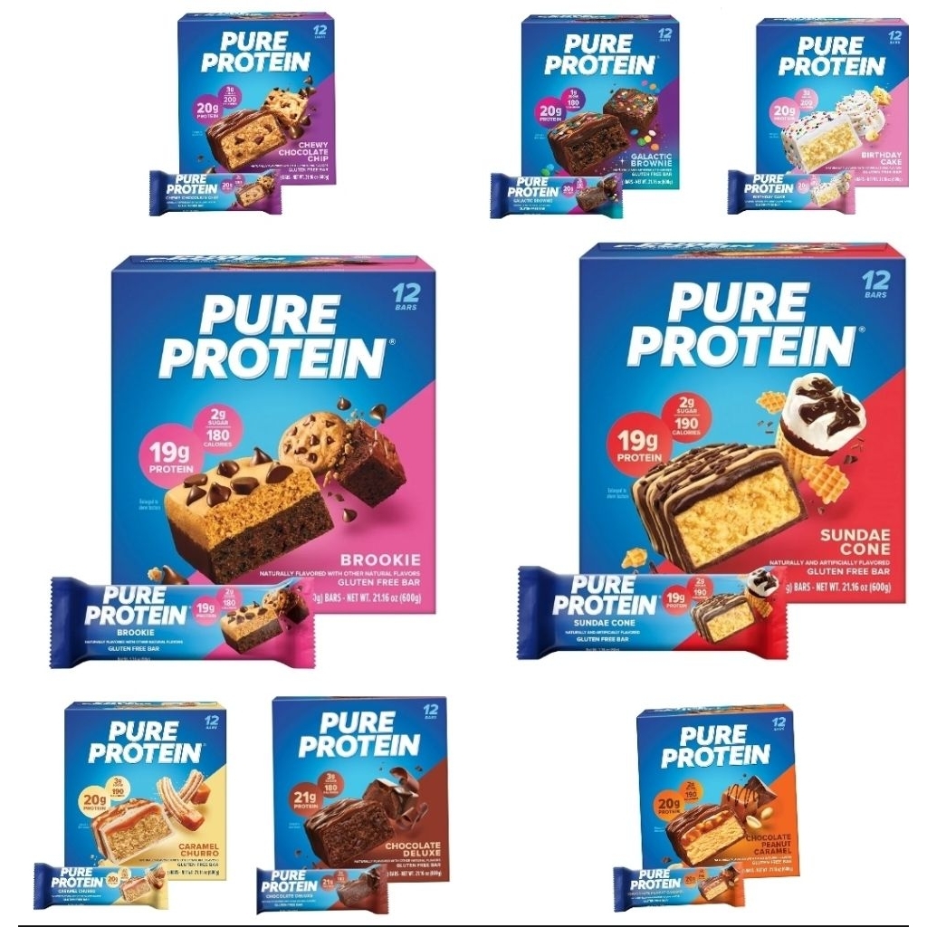 Jual Pure Protein Bars 1 Box 12 Count | Shopee Indonesia