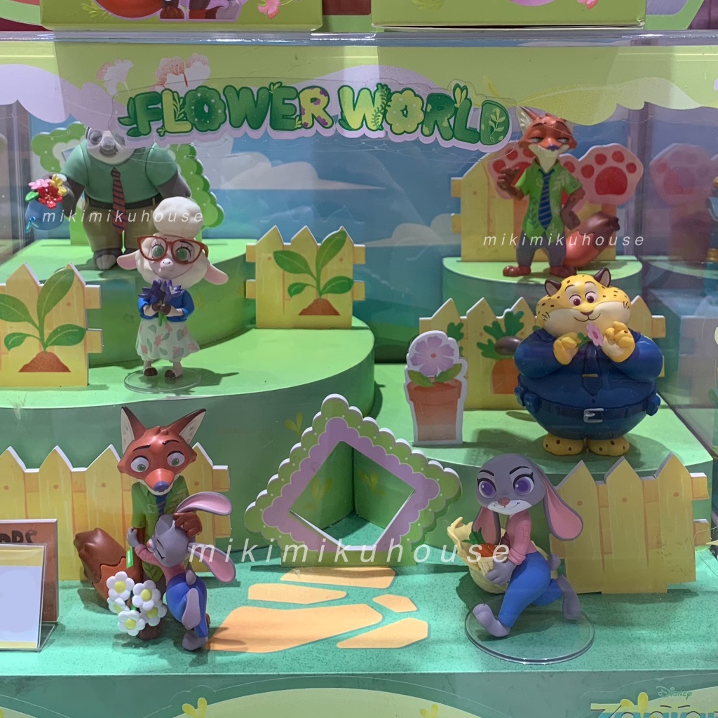 Jual TOPTOY DISNEY ZOOTOPIA FLOWER WORLD FIGURE BLIND BOX NICK JUDY ...