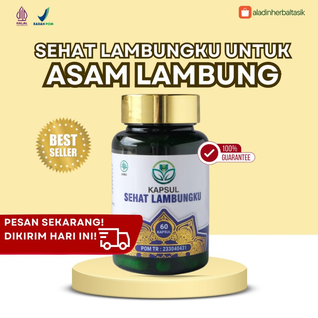 Jual KAPSUL SEHAT LAMBUNGKU Obat Herbal Untuk Atasi Masalah Asam ...