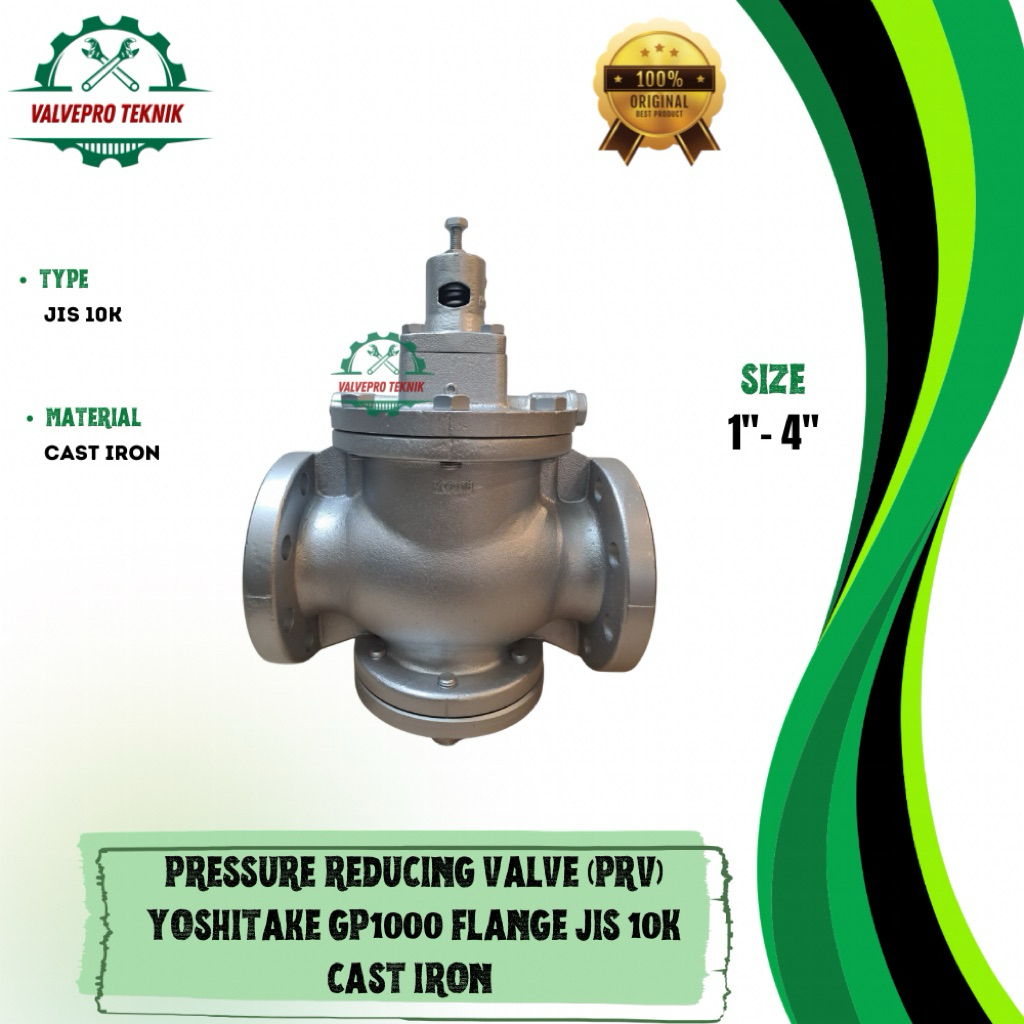 Jual PRESSURE REDUCING VALVE (PRV) YOSHITAKE GP1000 1” INCH STEAM JIS ...