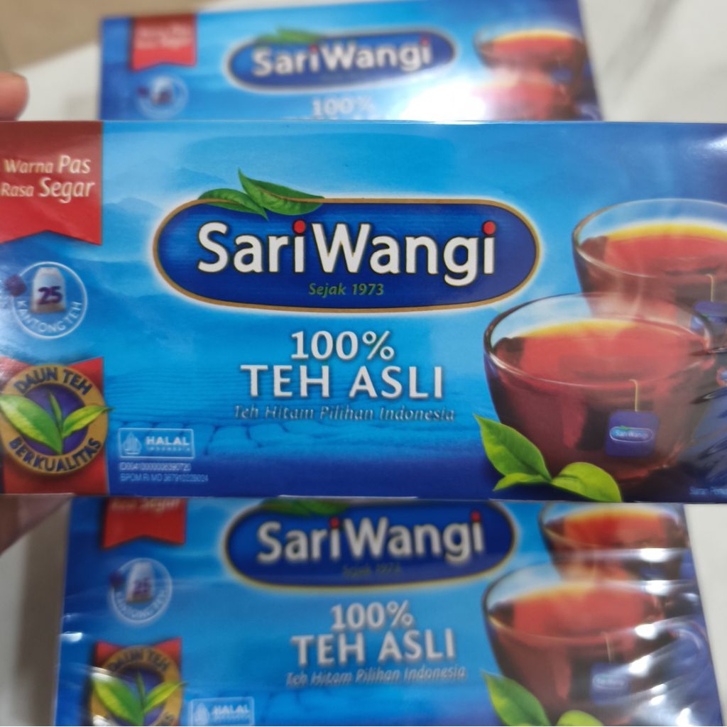 Jual Teh Celup Sari Wangi Box isi 25 kantong | Shopee Indonesia
