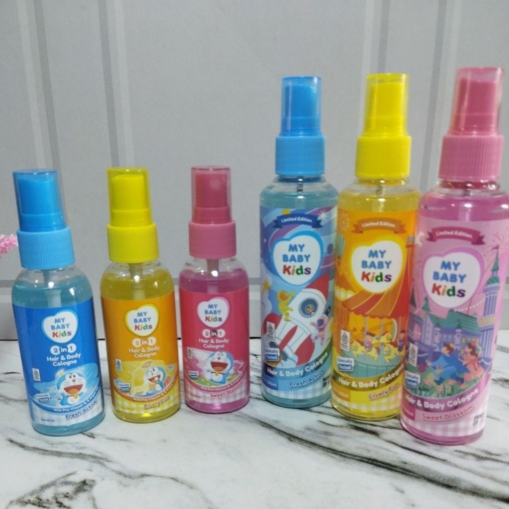Jual My Baby Kids Hair & Body Cologne Parfum Anak 55 ml 100 ml | Shopee ...