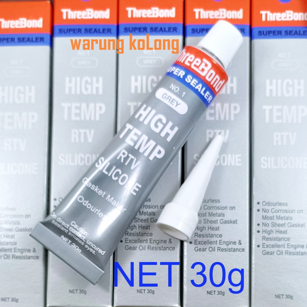 Jual ThreeBond No 1 grey High Temp RTV 30g kecil Super Sealer abu lem ...