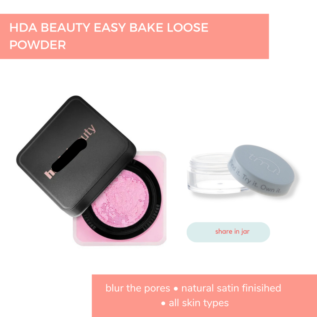 Jual [ORI] HDA Beauty Easy Bake Loose Powder Share in Jar Ube Pound ...