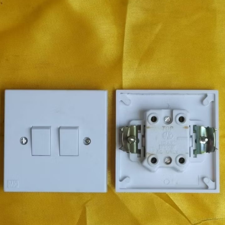 Jual Saklar Seri Double MK 127 putih inbow | Shopee Indonesia