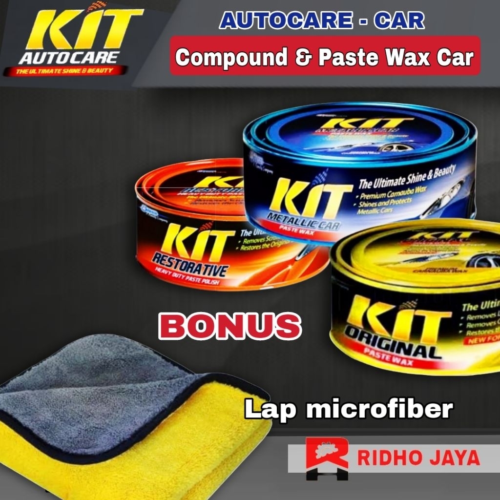 Jual Kit Paste Wax Metallic Original 225 gr + Kit Paste Restorative ...