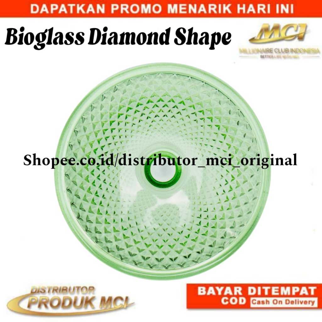 Jual BIOGLASS DIAMOND SHAPE MCI BIOGLASS MCI ORIGINAL BIOGLASS 10CM ...