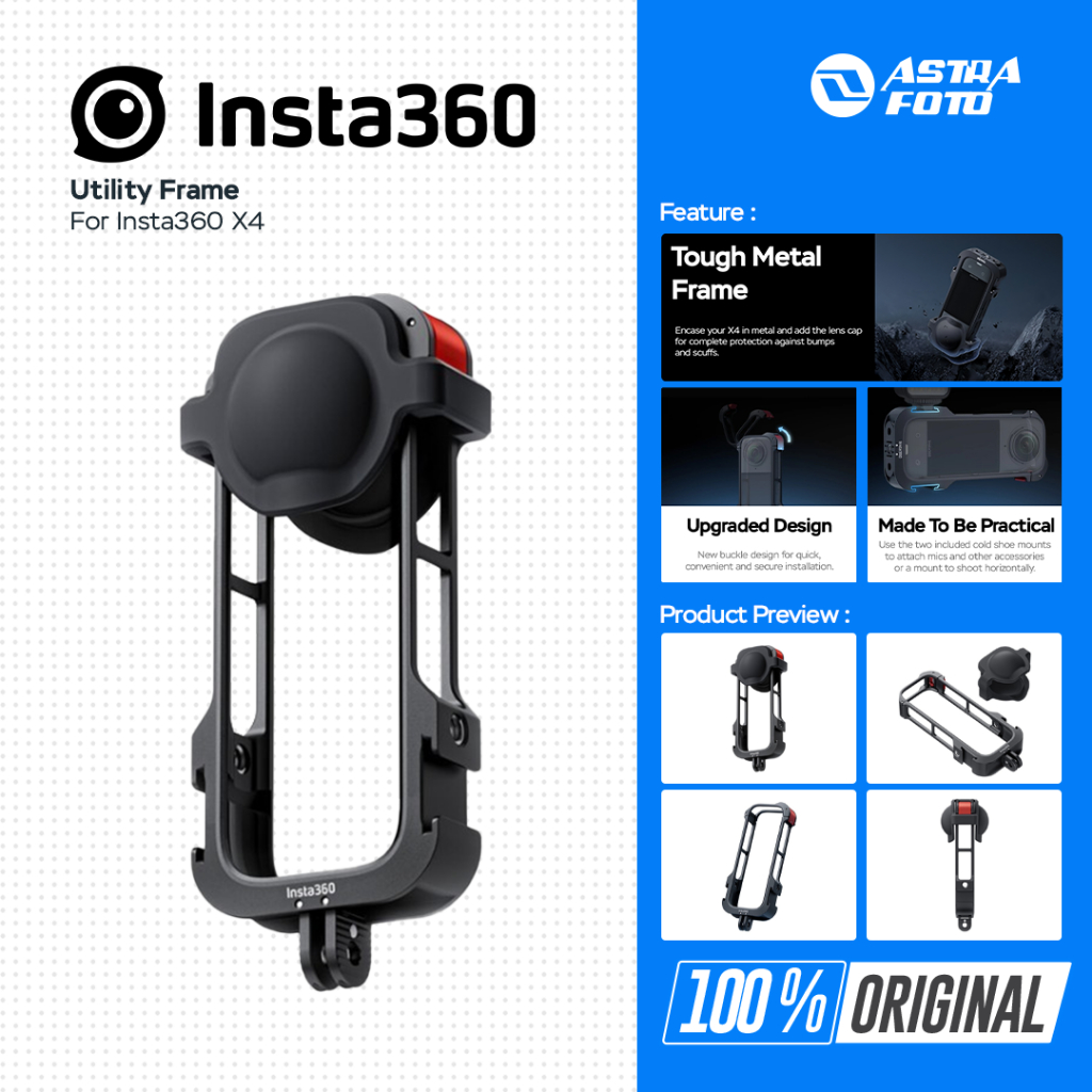 Jual INSTA360 X4 UTILITY FRAME for Insta 360 X4 Mounting Bracket ...