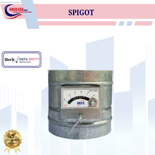 Jual Spigot damper/ Defa Duct/ instalasi ducting/ spigot uk 8 Inch ...