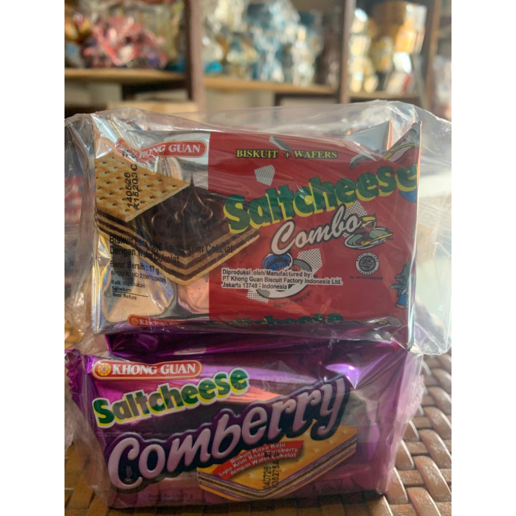 Jual KHONG GUAN SALTCHEESE | SALTCHEESE | BISKUIT | Shopee Indonesia