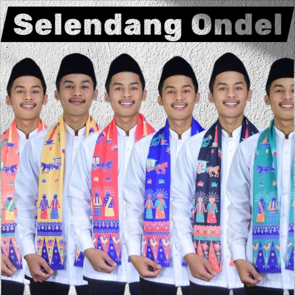 Jual Selendang Syal Cukin Ondel Betawi Motif Tradisional – Panjang ...