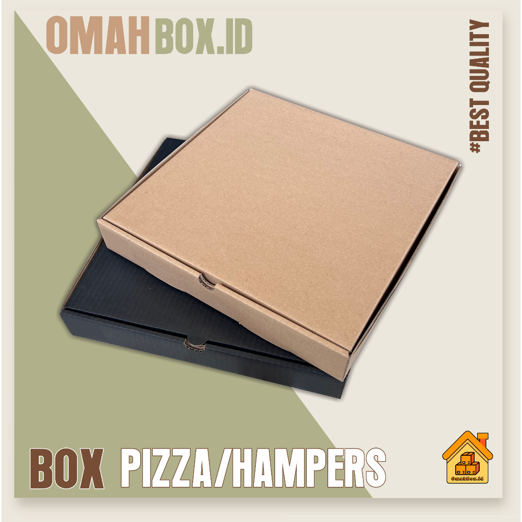 Jual Box Pizza/Hampers 31x31x4 cm | kardus pizza | box pizza | kemasan ...