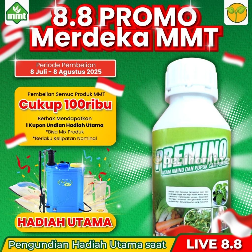 Jual PUPUK NUTRISI PEMULIHAN TANAMAN PREMINO 500 ML MMT | Shopee Indonesia