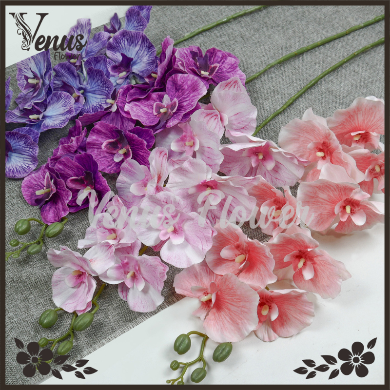 Jual ANGGREK OMBAK / CATTLEYA ARTIFICIAL FLOWER / BUNGA ANGGREK BULAN ...