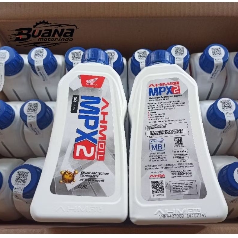 Jual Oli Mpx 2 Honda Matic 800ml Oli Mpx2 AHM Matik 0.8L ( 1 DUS ...