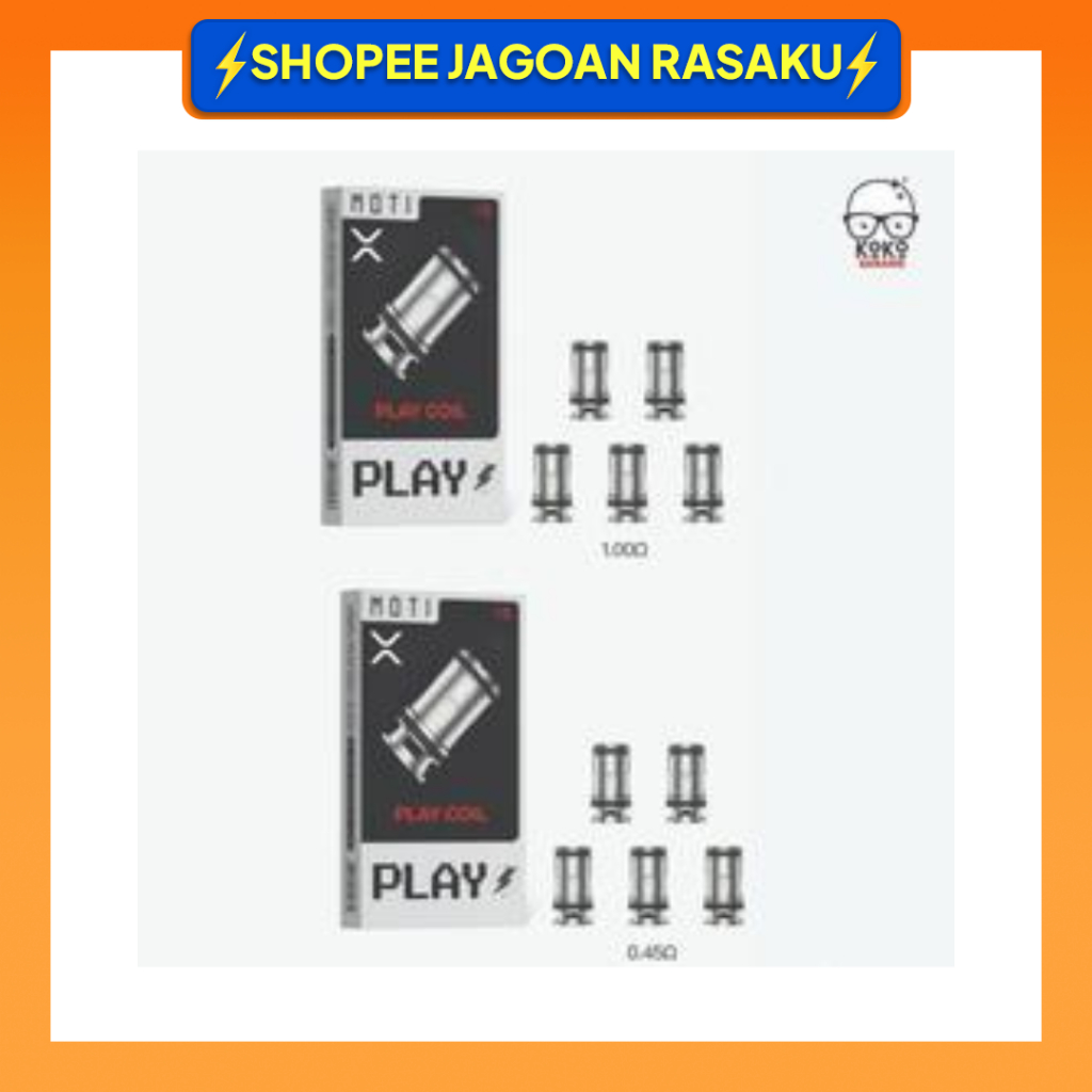 Jual MOTI PLAY MESH POD KIT REPLACEMENT 100% ORIGINAL COIL | Shopee ...