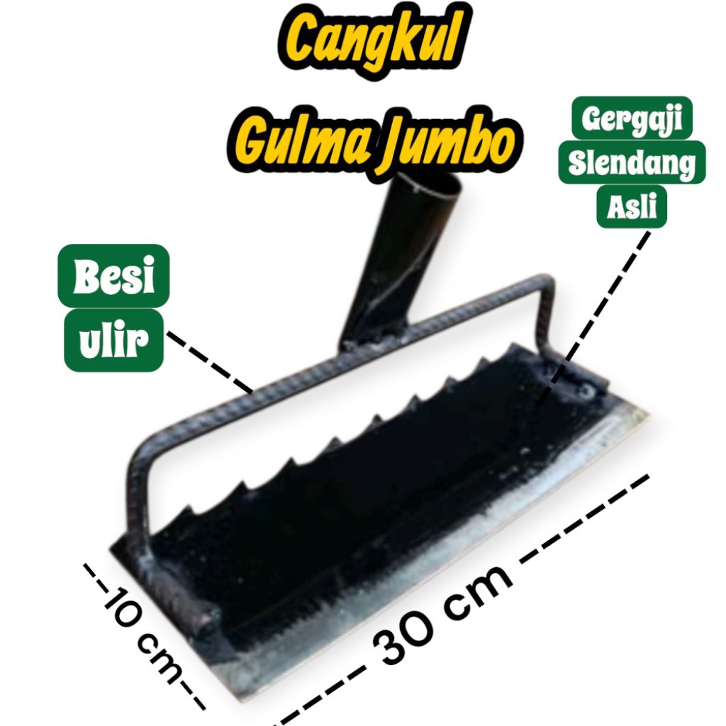 Jual Alat Garuk Rumput Liar Gulma Bahan Gergaji Selendang 2 in 1 ...