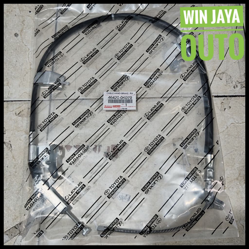 Jual Kabel Rem Tangan Belakang RH/Kanan Innova Cable Hand Brake 46420 ...