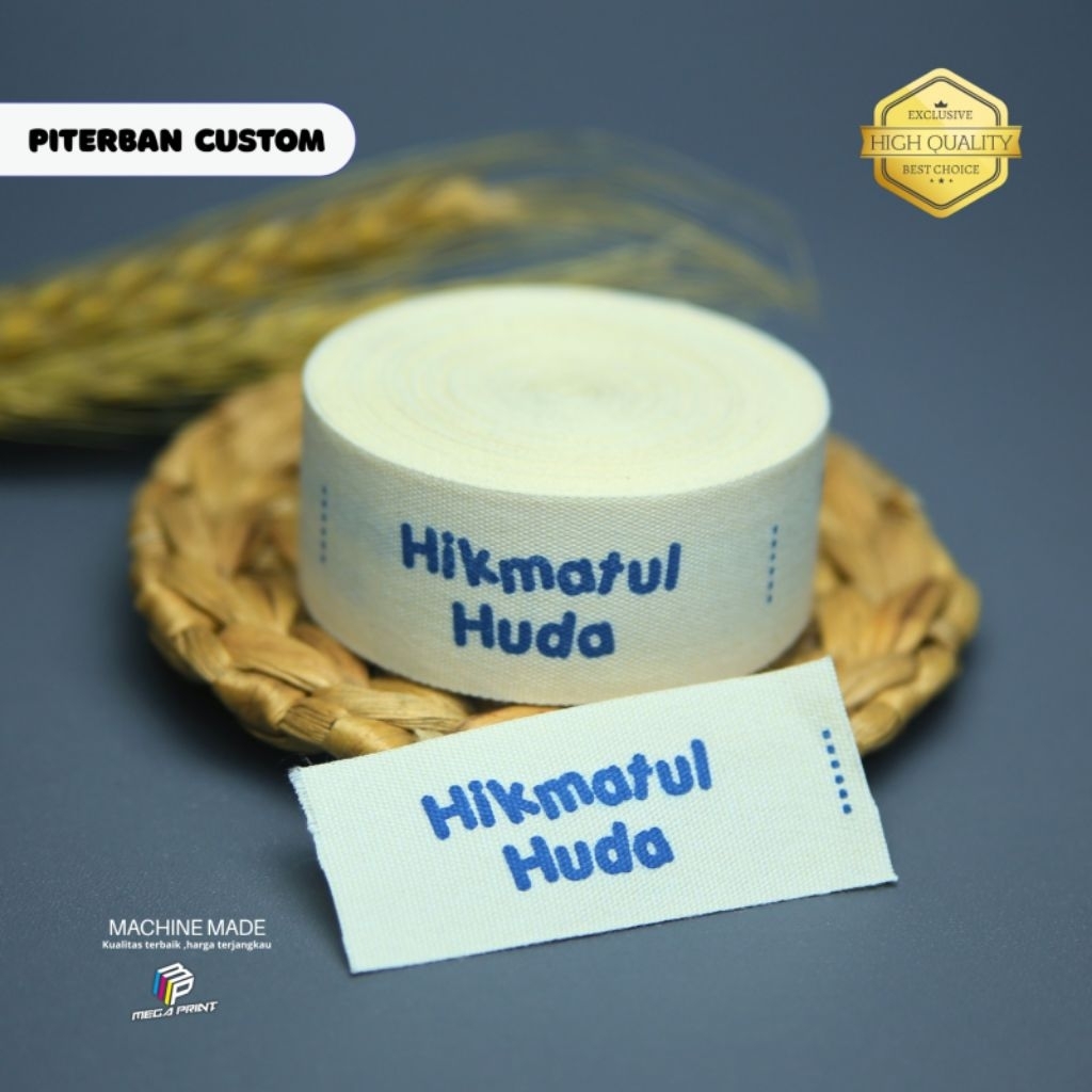 Jual label piterban import, label murah, label baju, label gamis, label ...