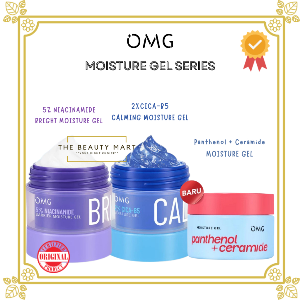Jual OMG Oh My Glow Panthenol + Ceramide Moisture Gel 30g | 5% Niacinamide Bright | 2% Cica B-5 ...