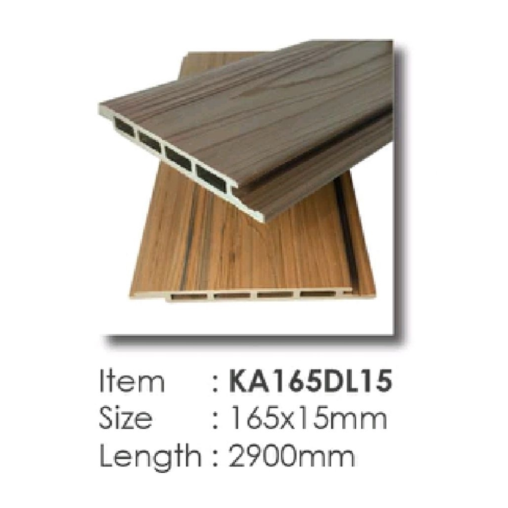 Jual Plafon WPC Kayu Asri Outdoor / dinding WPC Kayu Asri KA165DL15 ...