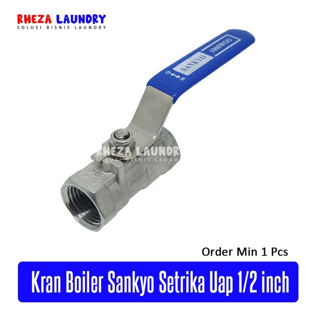 Jual kran boiler sankyo setrika uap ball Valve 1/2 inch | Shopee Indonesia