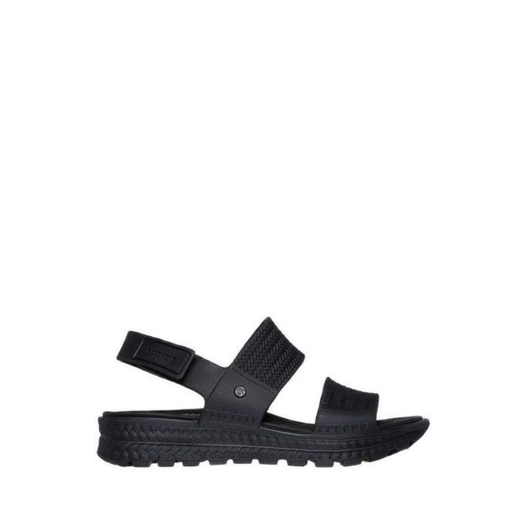 Jual Sandal Wanita Skechers Arch Fit Footsteps Black SKE111461BBK ...