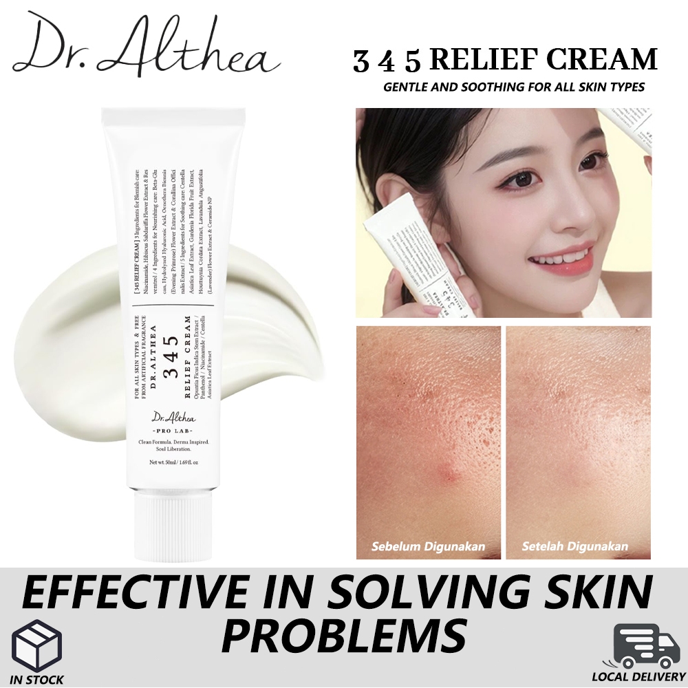 Jual [READY STOCK] Dr.Althea 345 Relief Cream | Daily Face Moisturizer | Blemish Relief Care ...
