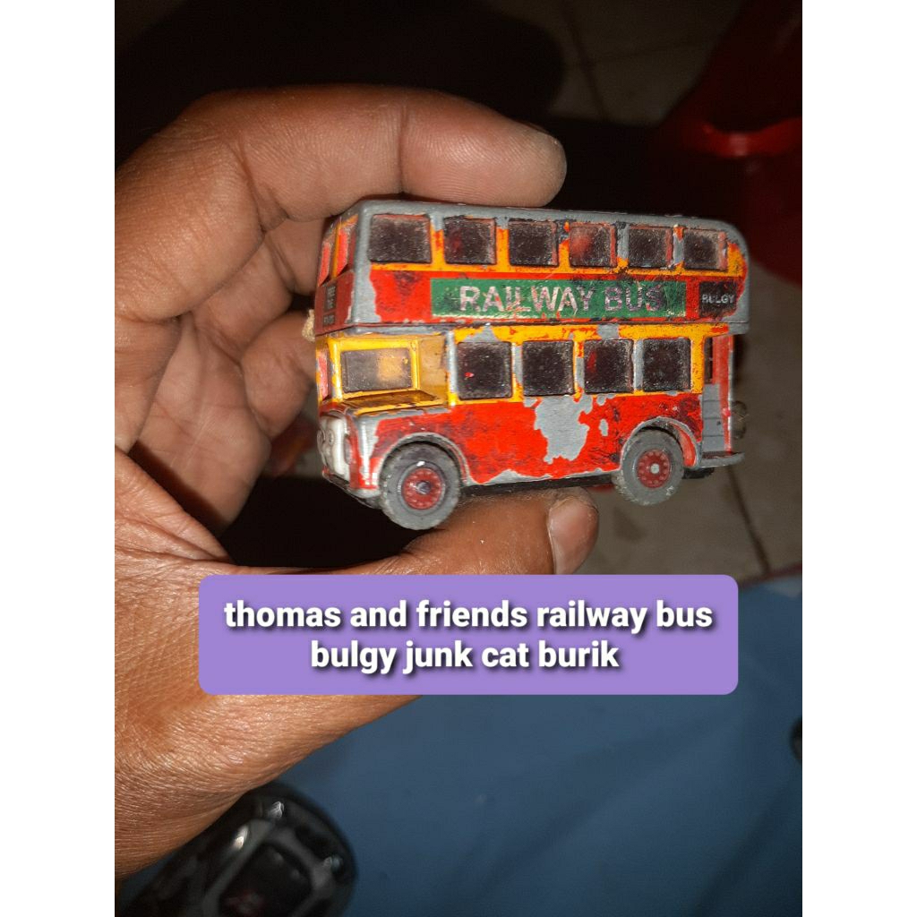 Jual thomas and friends railway bus bulgy junk cat burik | Shopee Indonesia