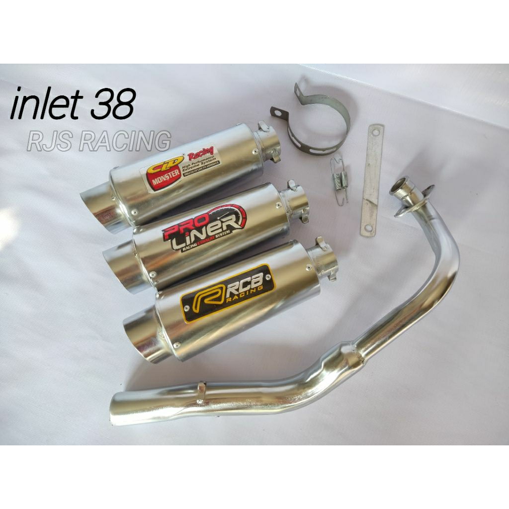 Jual Knalpot Racing CLD KAWAHARA RCB PROLINER Full System BEAT MIO XEON ...