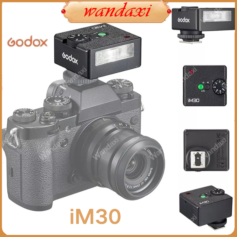 Jual (COD)Godox iM30 iM20 iA32 Flash Mini Speedlite Lux ELF Retro ...