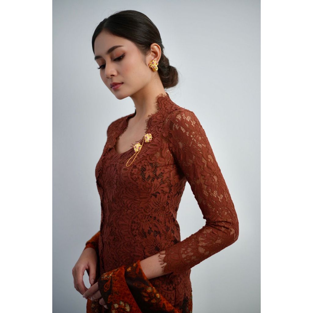 Jual Cory Cotton Lace Kebaya | Shopee Indonesia