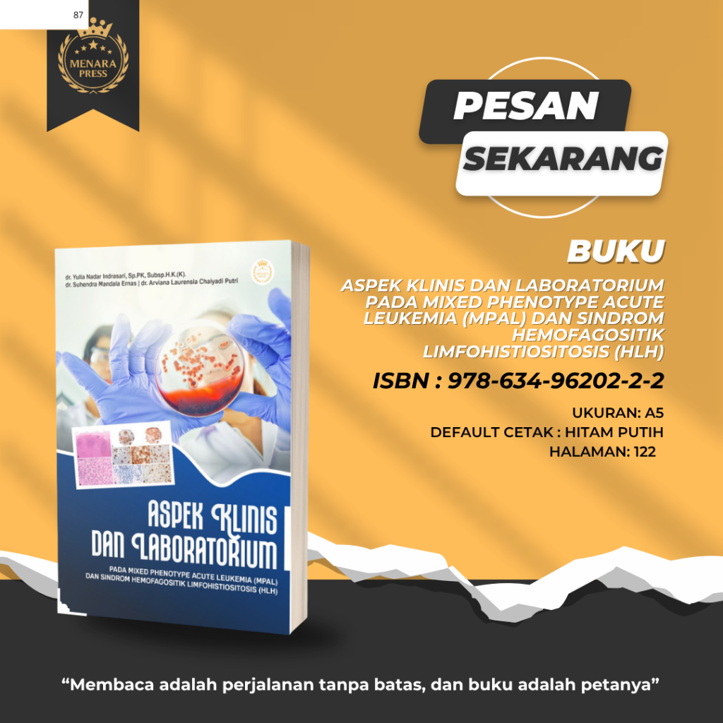 Jual ASPEK KLINIS DAN LABORATORIUM PADA MIXED PHENOTYPE ACUTE LEUKEMIA ...
