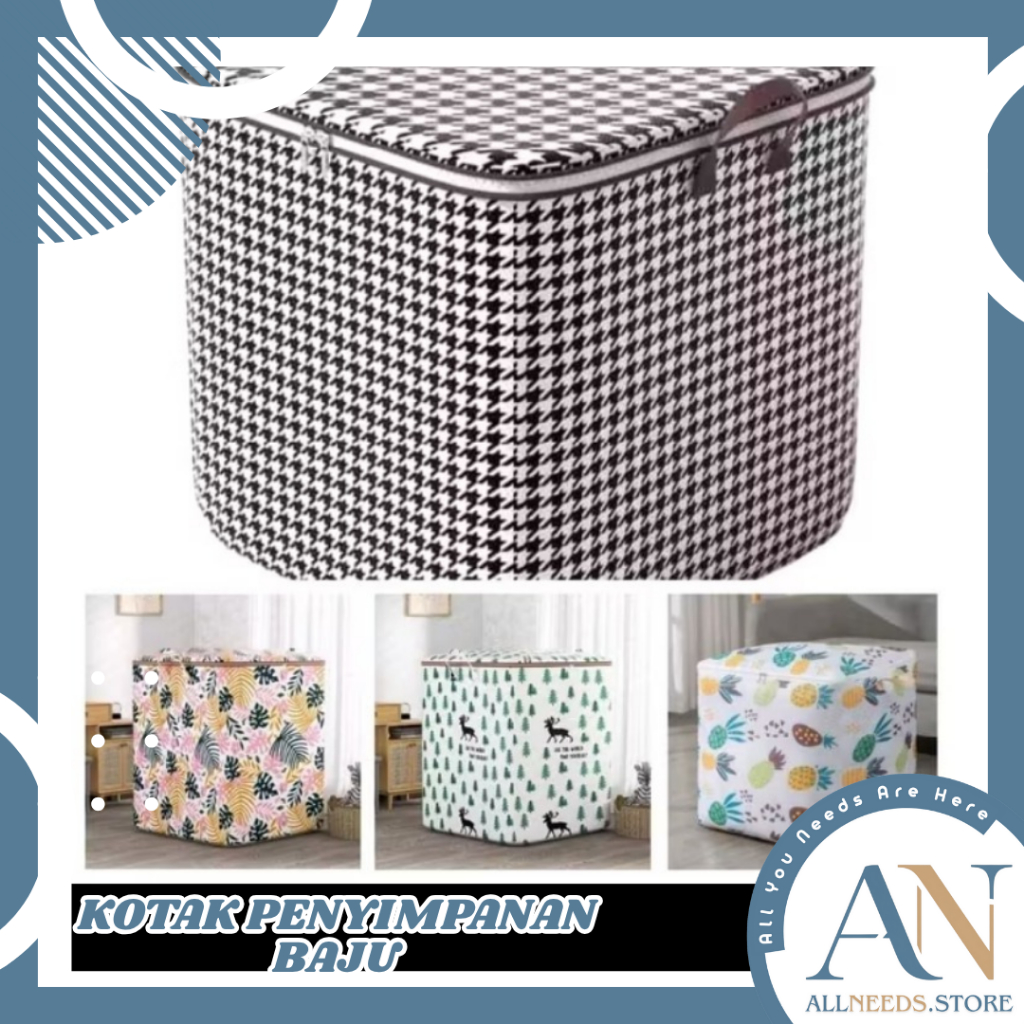 Jual Allneeds TAS BAJU STORAGE BOX PENYIMPANAN BAJU KAPASITAS BESAR ...