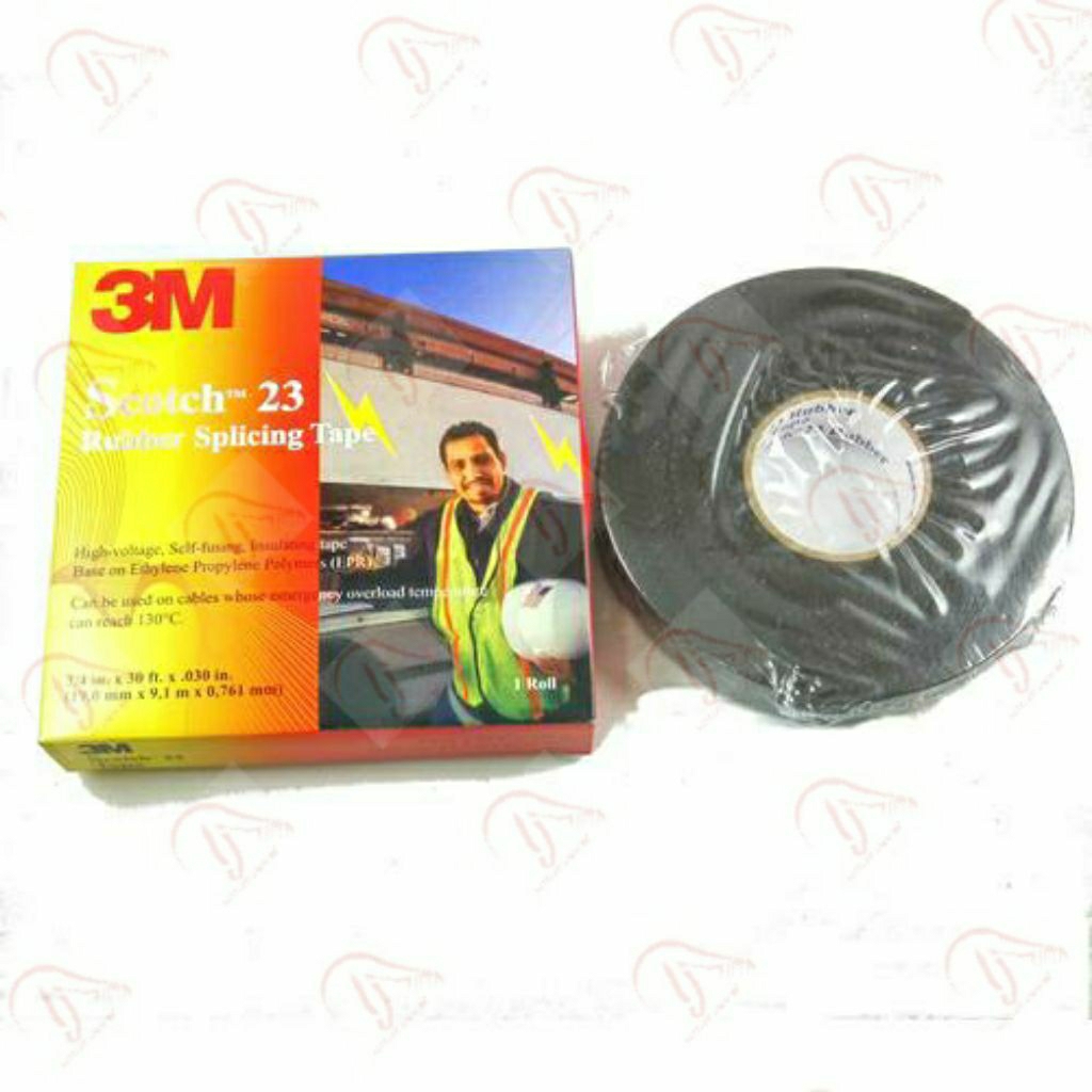 Jual 3M ISOLASI LISTRIK SCOTCH 23 RUBBER SPLICING TAPE ISOLASI KABEL ...