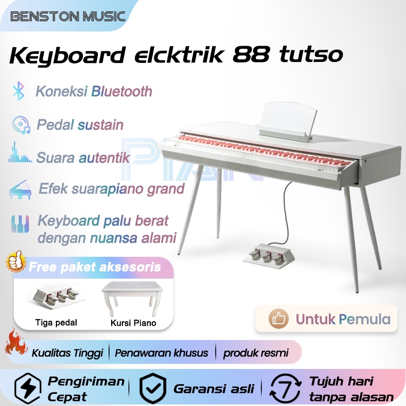 Jual Benston Music- Piano digital dengan meja laci, Keyboard elektrik ...